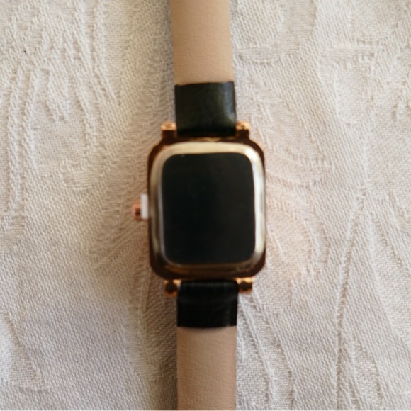 Vintage | Accessories | Y2k Style Cute Square Brown Leather Luxury ...
